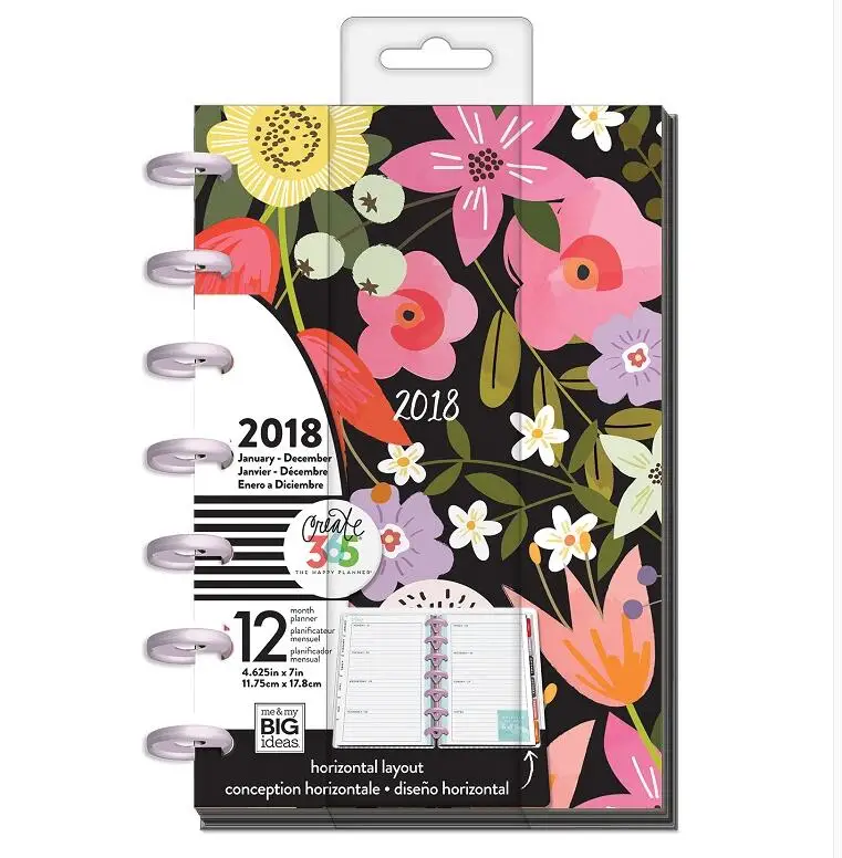 Custom A4 A5 Dis Bound Sprial Hardcover Notebook Matte Laminated Hard ...