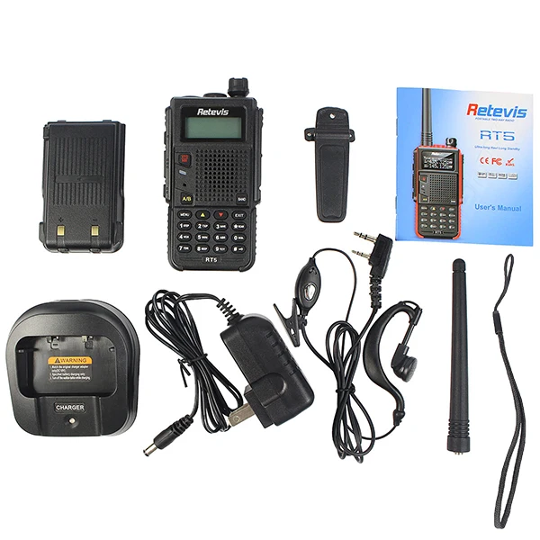 Retevis Rt5 Dual Band Uhf/vhf Security Walkie Talkies 136-174/400 ...