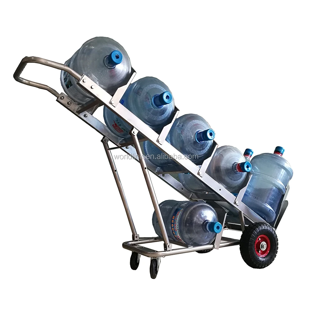 High Steel Foldable Trolleys for 5 Gallon Water Hand Truck