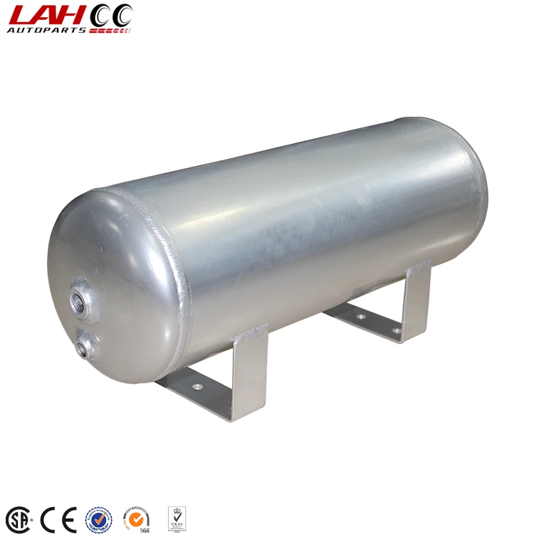 3 Gallon Air Tanks for Truck Air Brakes - 5 NPT End Ports, Aluminum ...