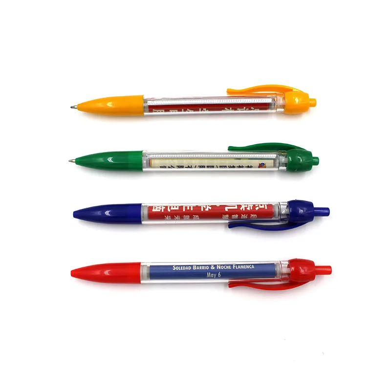 Customized Advertising Promotion Banner Pen with Roll Out Paper