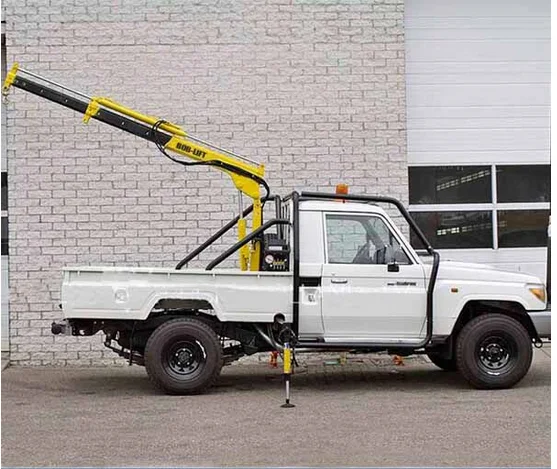 Mini Pickup Hydraulic Car Truck - 500kg/1000kg Lift Crane