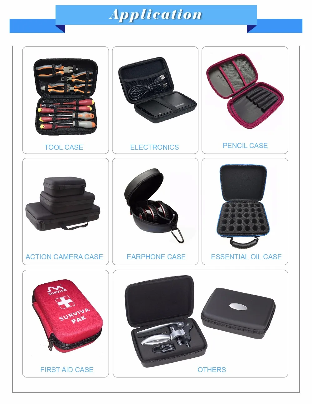 Custom Made Shockproof Eva Foam Storage Case For Tools Carrying - Buy ...