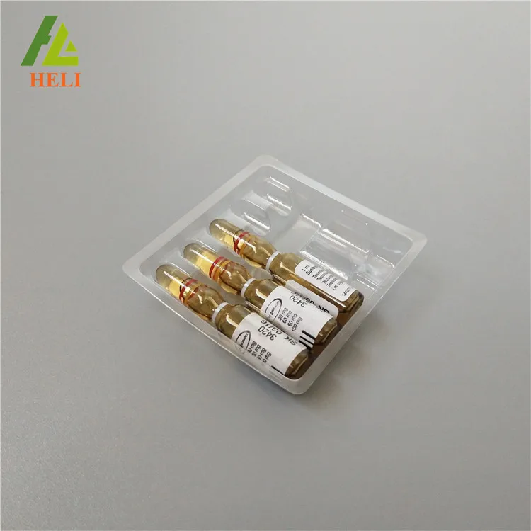 Plastic Blister Ampoule Tray 1ml*5 Type Disposable Ampoule Packaging ...