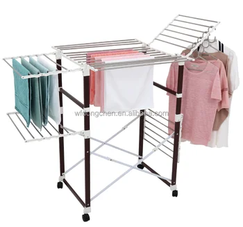 New Square-tube Folding Hanger Rack - Buy Hanger Rack,Folding Clothes ...