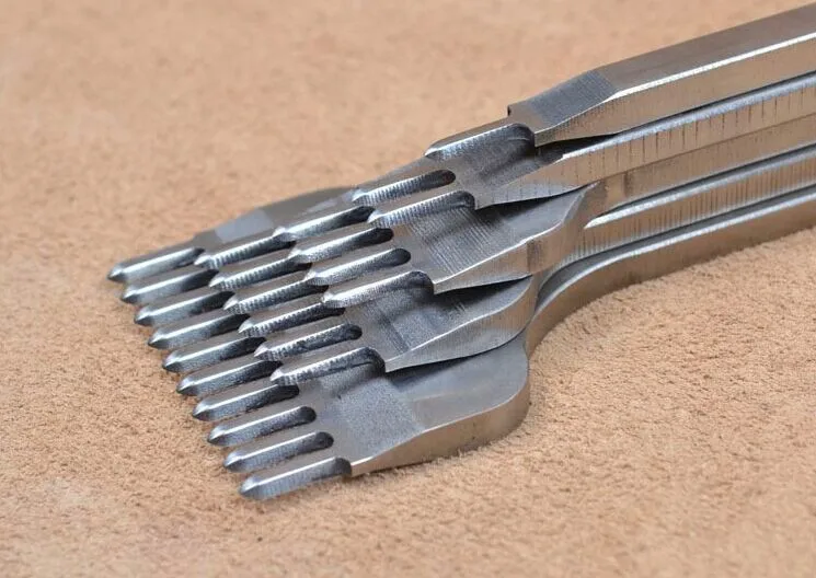 FLOURISH Factory Direct Sale Chisel Prongs&Leather Diamond Hole Chisel ...