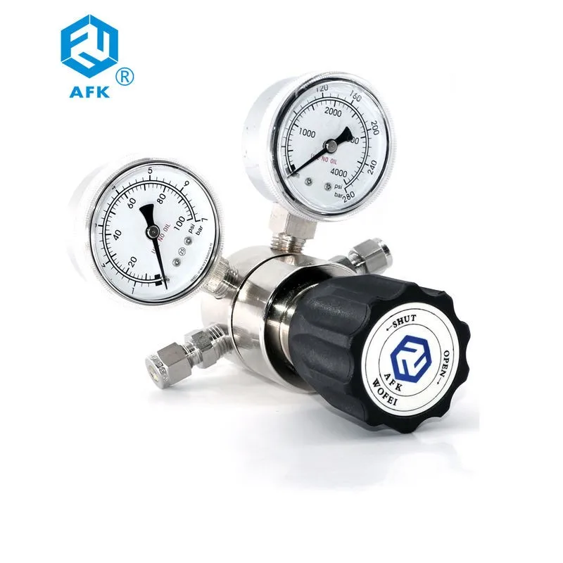 Chemical Lab Laboratory Panel Mounting Nitrogen Gas Regulator