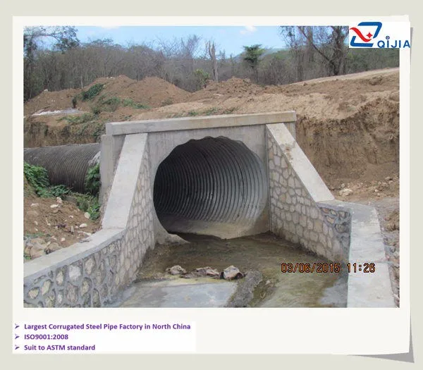 Assembly Arch Galvanized Corrugated Steel Culvert Pipe Culverts Tunnels ...