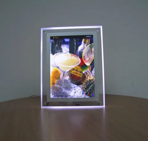 Wholesale Acrylic Wall Mount Led Light Poster Photo Picture Frame ...