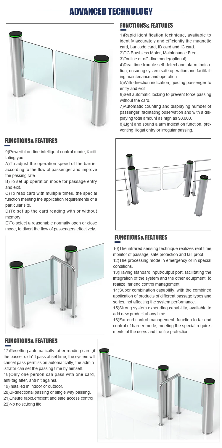 CHISUNG Automatic Speed Swing Gate - Efficient Access Control