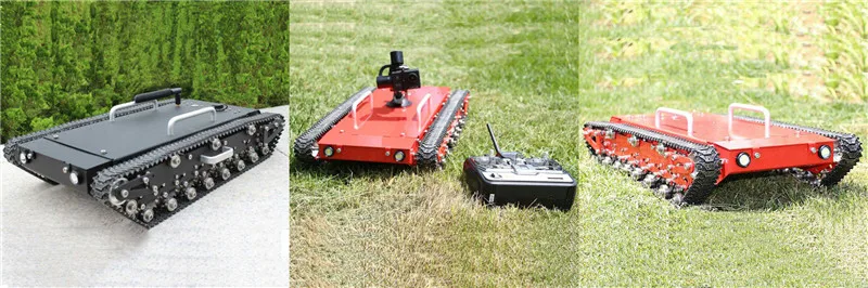 20kg Payload AVT-5T Inspection Rubber Track Robot Chassis ROV Delivery ...