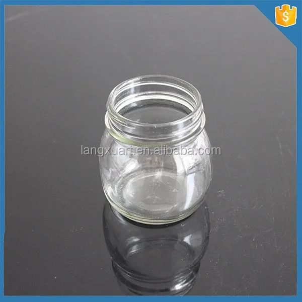 300ml Small Clear Mason Jar Bulk With Aluminium Lid Mini Food Container ...