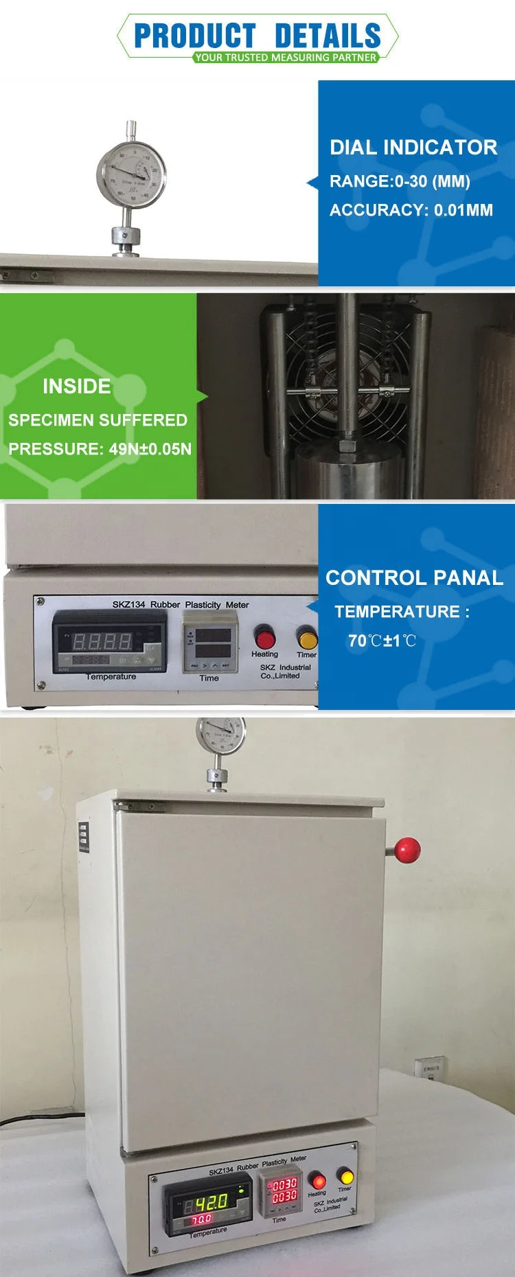 Plastic Rubber Parallel Plate Plastometer Rubber Plastometer - Buy ...