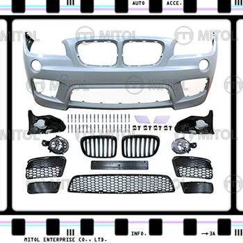 Front Bumper For Bmw E84 X1 W/o Pdc W/was (m-tech Look) Body Kits - Buy ...