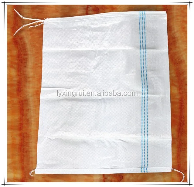 50kg Strong empty Woven Sacks with blue line| Alibaba.com
