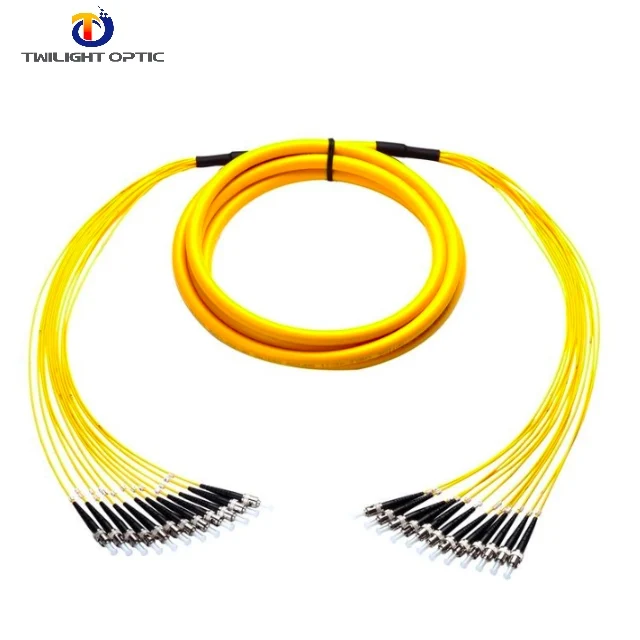 24 Fibers Optical Trunk Cable Optical Fiber Trunk Cable Breakout Fiber ...