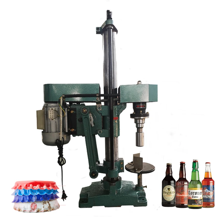 Wholesale Electric Glass Pneumatic Beer Bottle Capping Machine / Manual ...