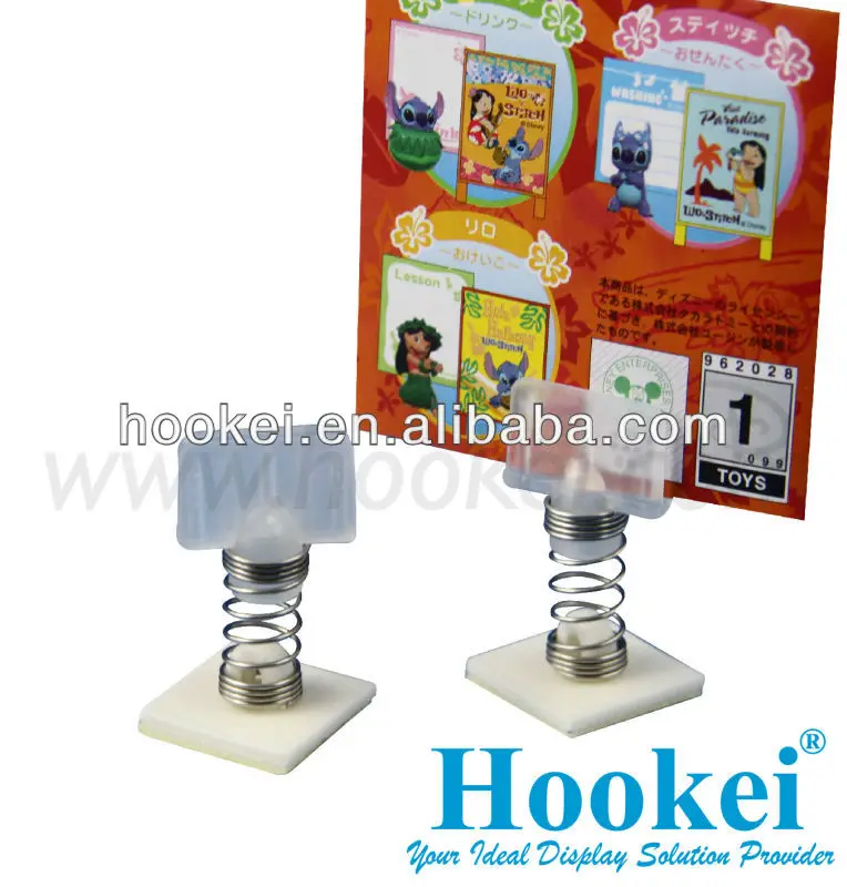 Hookei Plastic Shelf Advertising Adhesive Spring Display Wobbler - Buy ...