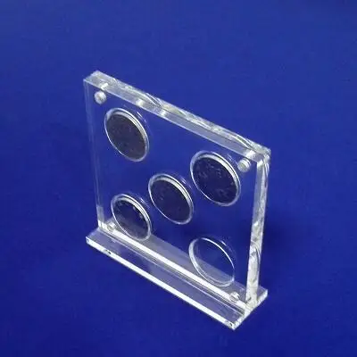 Clear Acrylic Coin Display - Magnetic & Eco-friendly