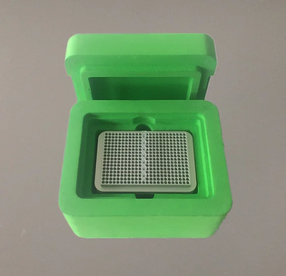 384 Well PCR Tube Aluminum Cooling Rack - Ice Free Cooling