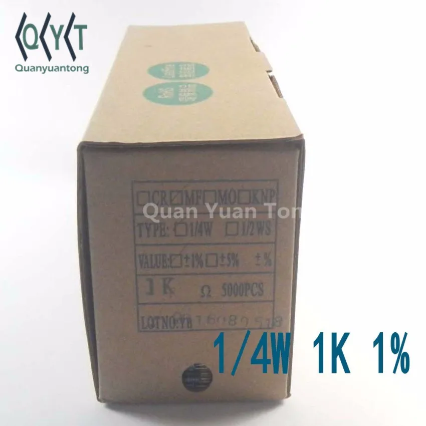 1K Resistor Metal Film 1/4W - Precision and Reliability