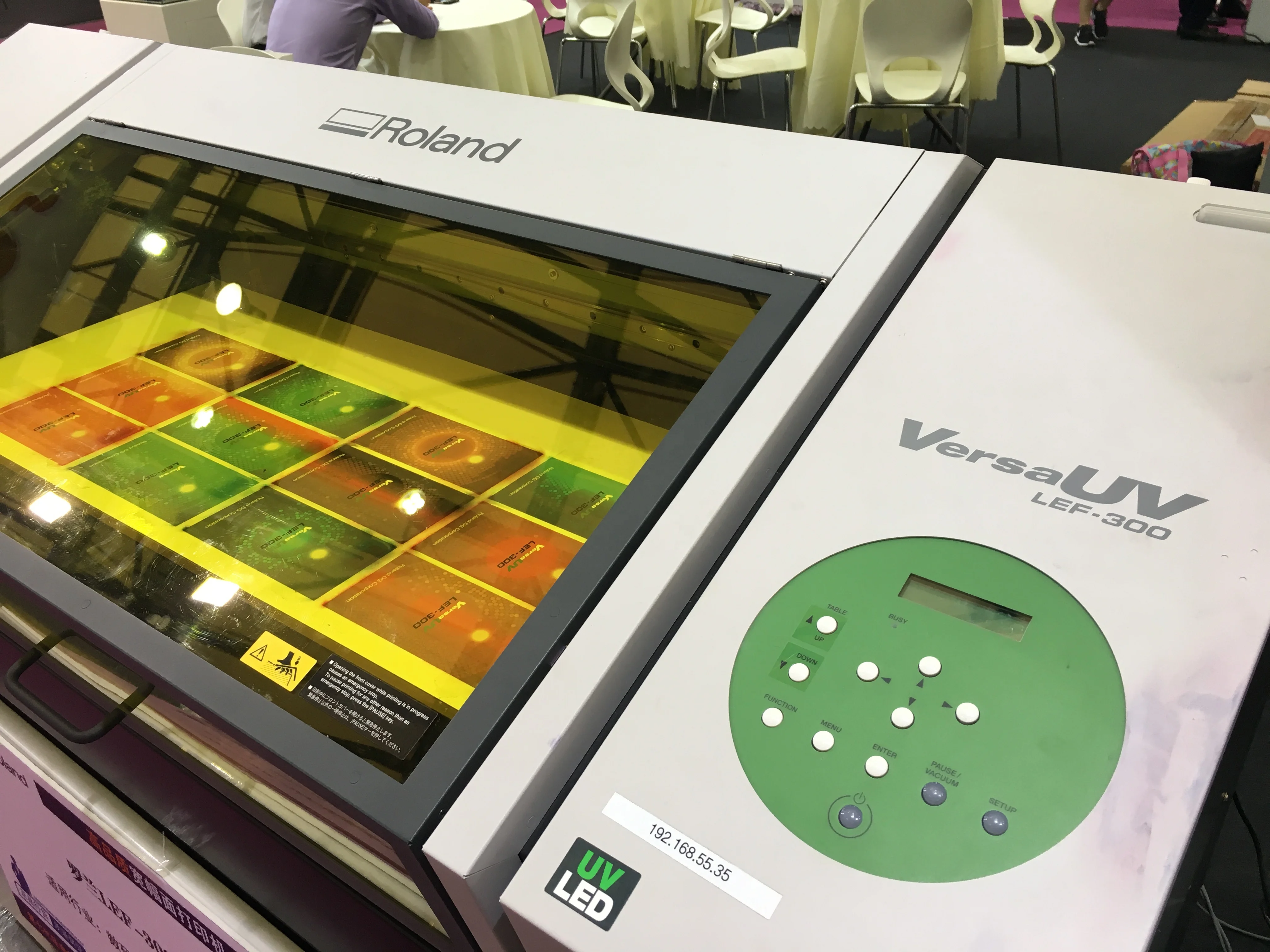 Large Format Digital Printing Roland Versauv Lef-300 Flatbed Printer ...