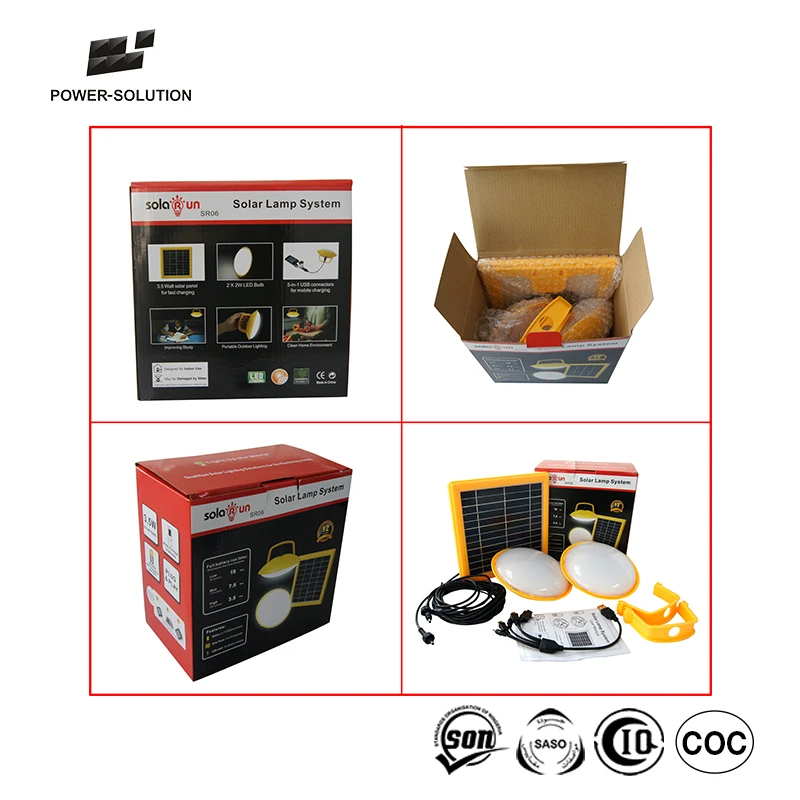 All In 1 Solar Dc Small Home Lighting Kit,Mini Solar Panel Kits With ...