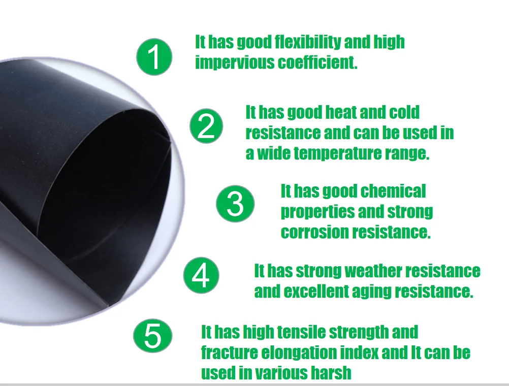 Hdpe Geomembrane Liners For Aquaculture Pond Reservoir Dam Landfill ...