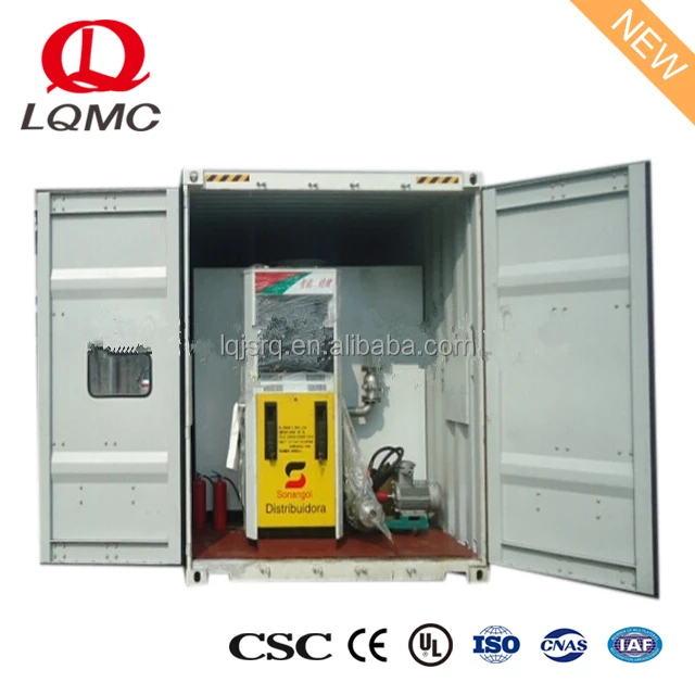 24000liter Portable Diesel Petrol Tank Containerized Fuel Station - Buy ...