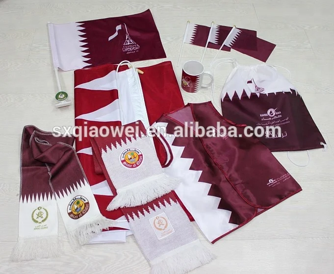 Qatar National Day Gift Set - Country Flag for Holiday