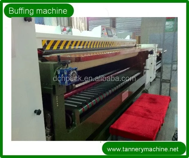 Wet Blue Leather Buffing Machine - Automatic & Efficient