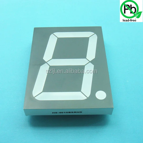 Big LED 7 Segment Display 4 Inch in All Single Color| Alibaba.com