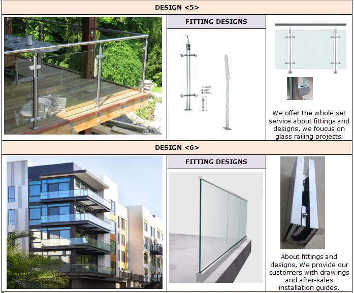 Frameless Glass Railing Parapet - Durable & Stylish