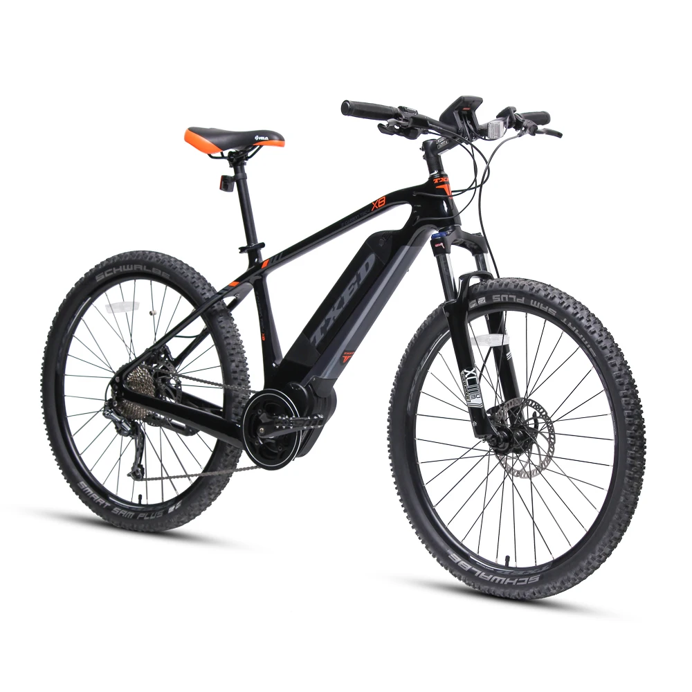 TXED Carbon Fiber Sport Bike Mountain Bike Full Suspension Center Motor ...