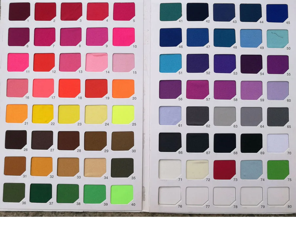 spandex fabric color chart for spandex chair covers, spandex table ...
