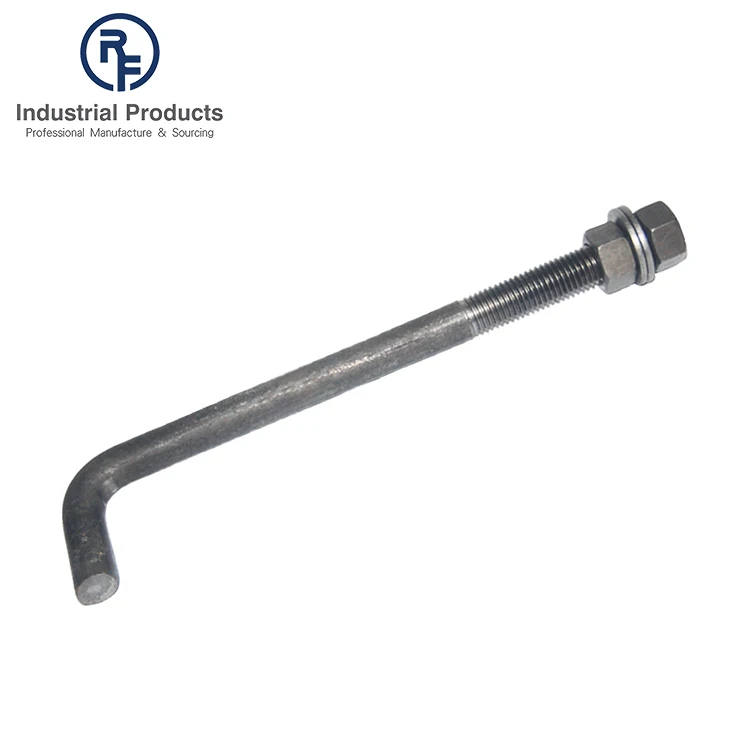 3/4 ''x12'' estilo OEM ancla de acero J-bolt con arandelas y tuercas ...