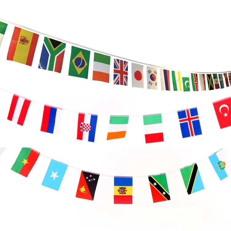 Banderines Personalizados De Diferentes Países,Mini Bandera De Tela De ...