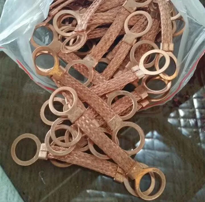 Non Sparking Grounding Copper Wire,Copper Flange Static Jumper Wire ...