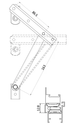 Heavy-duty Bisagras De Ventanas Planas South American Aluminium ...
