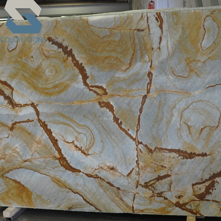 Azure Quartzite Slabs Natural Blue Quartzite Kitchen Countertops ...