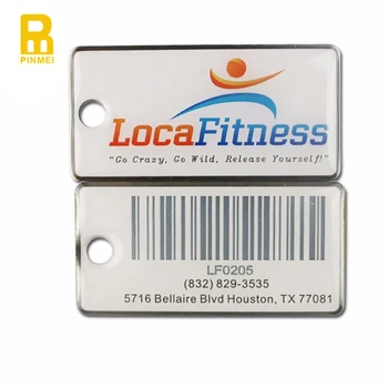 Hot Sale Barcode Key Tags / Key Fobs / Keychains As Vip Card In Club ...