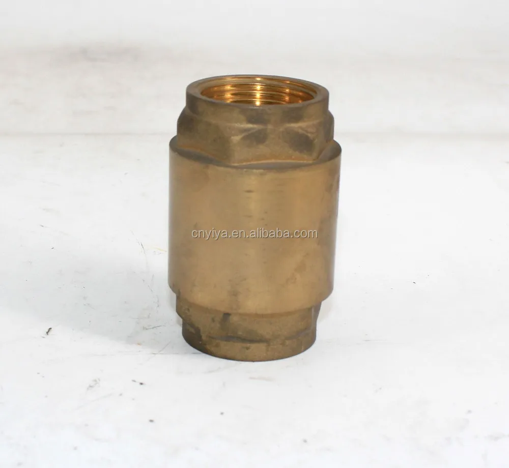 Vertical Brass Spring Check Valve NPT or BSP - Durable & Efficient