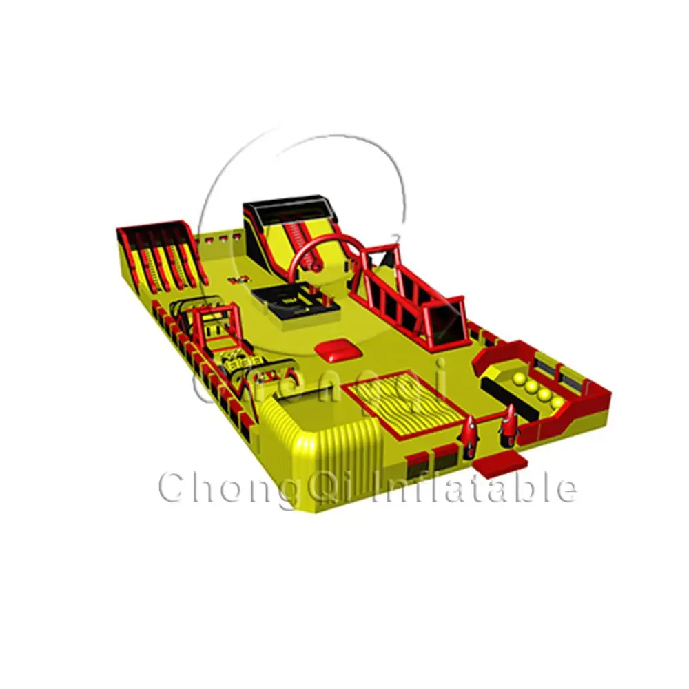 Inflatable Theme Park 1000sqm Large Inflatable Play Games Park For Fun ...