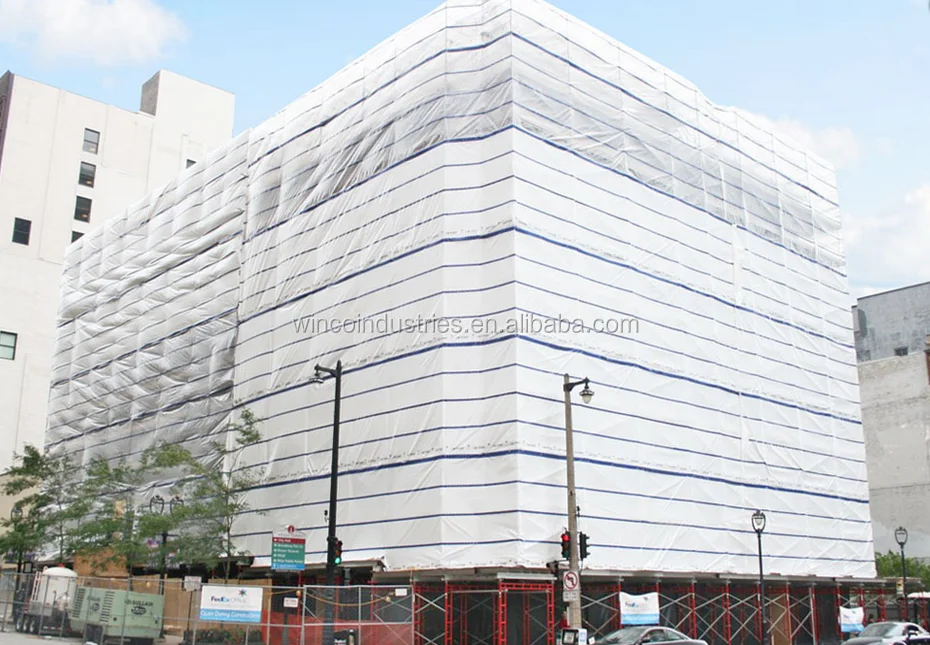 Building Scaffold Sheeting Scaffold Tarps Mush Tarps Poly Tarps For ...