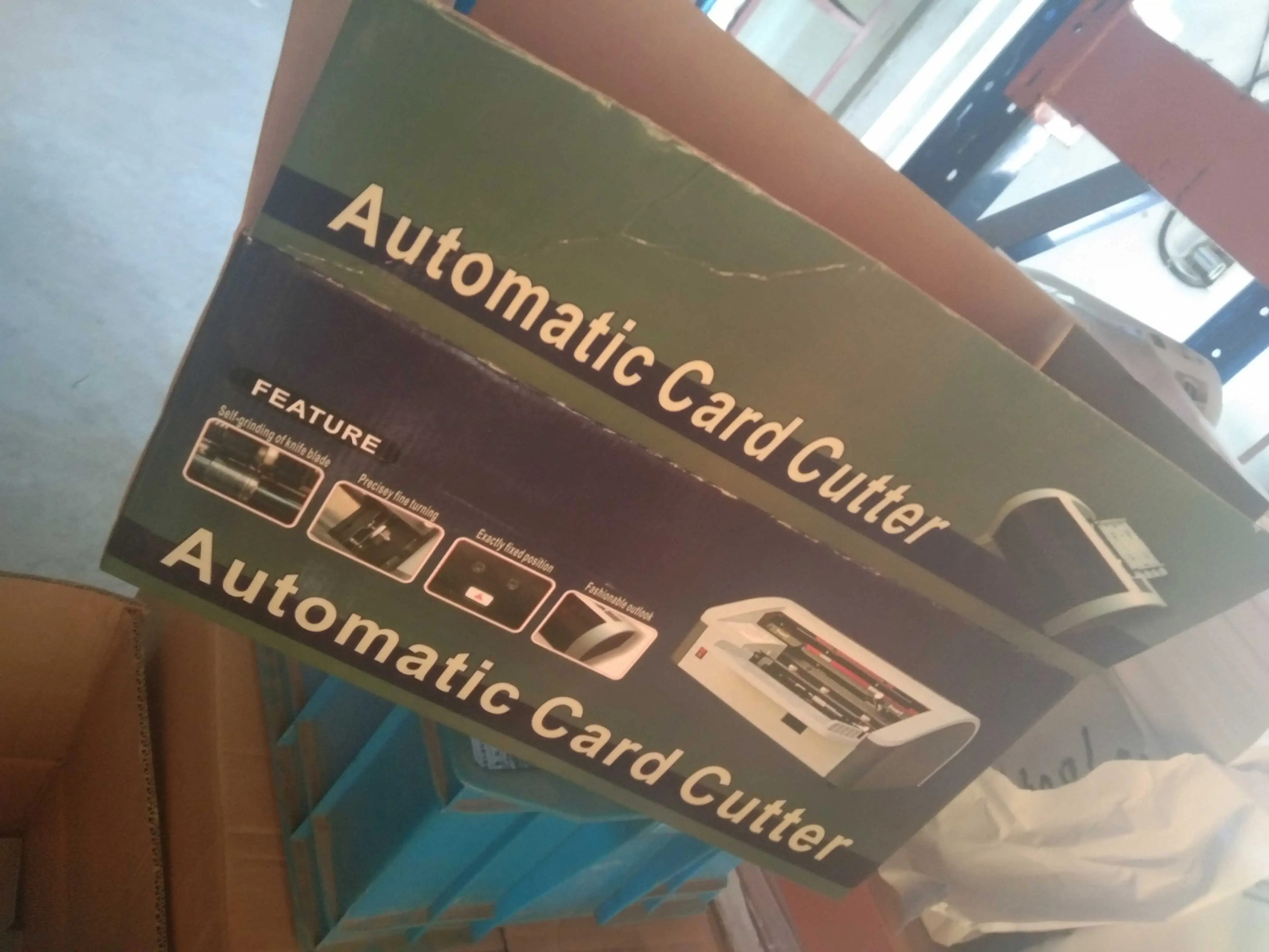 Fully Automatic Business Card Cutter Id Card Cutting Machine For ...