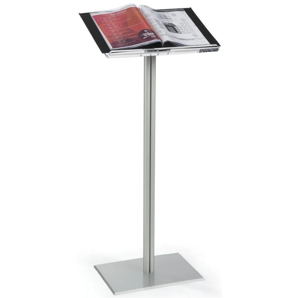 Strong Silver Clear Acrylic Podium Church Pulpit For Floor With ...