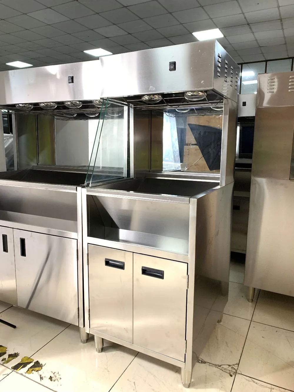 Kfc/ Mcdonald's Used Equipment Chicken Chips Warmer Dump Station ...