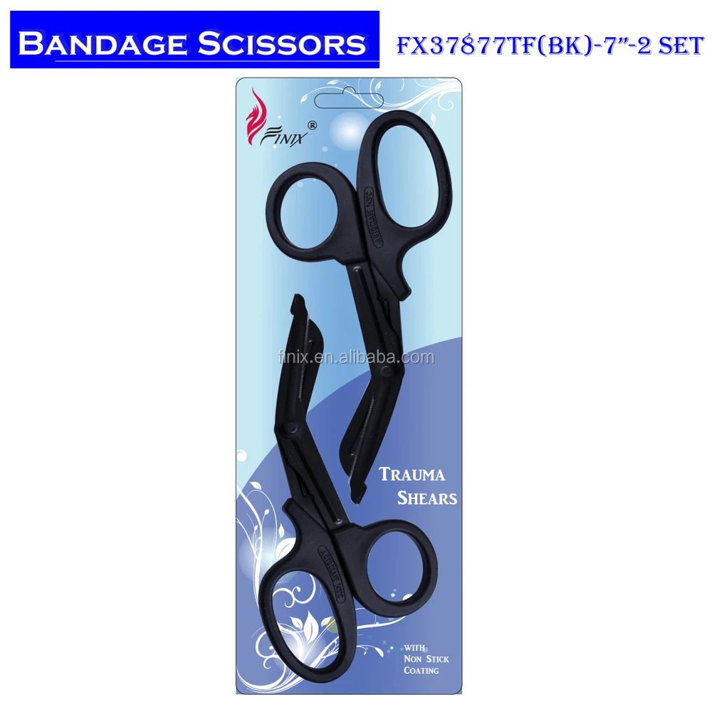 Gunting Perban Utilitas Berlapis Fluorida Anti Lengket Hitam Dan ...