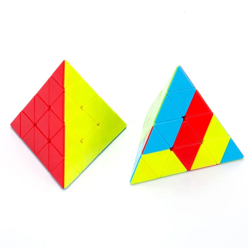 Fidget Toy Diy 4x4 Pyramid Puzzle Stickerless Toy Plastic Twist ...