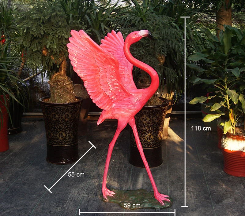 Flamingo Sculpture Life Size Garden Flamingo Statue - Buy Garden ...